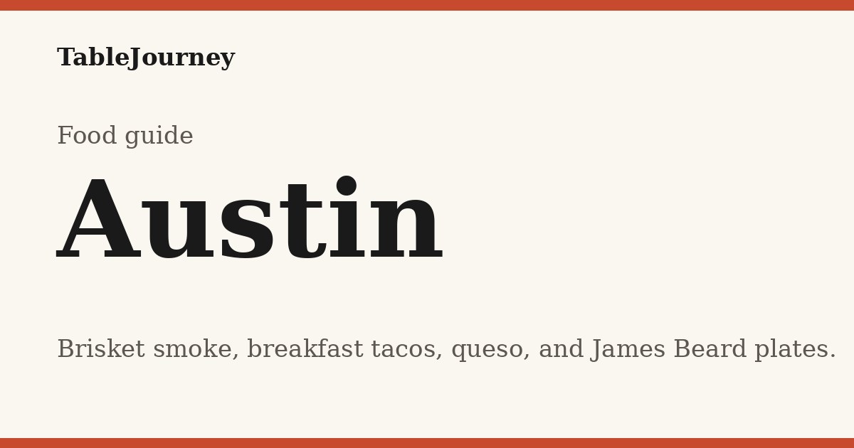 Austin Fine Dining 2026: Tasting Menus and Stars